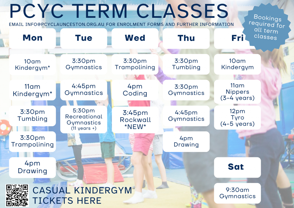 Classes – PCYC Launceston – A Registered Charity Empowering Young ...